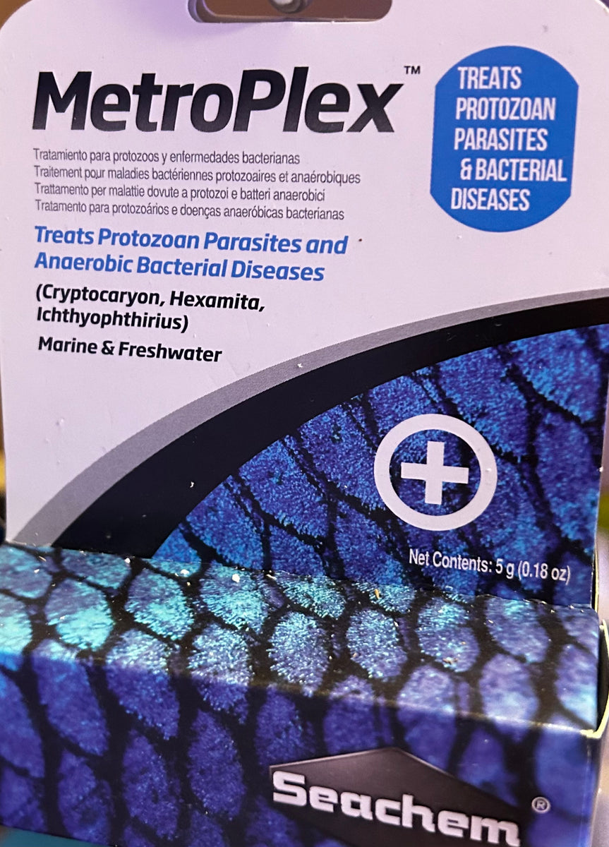Seachem Metroplex Saltwater Fish treatment – Staub Aqua Farm LLC
